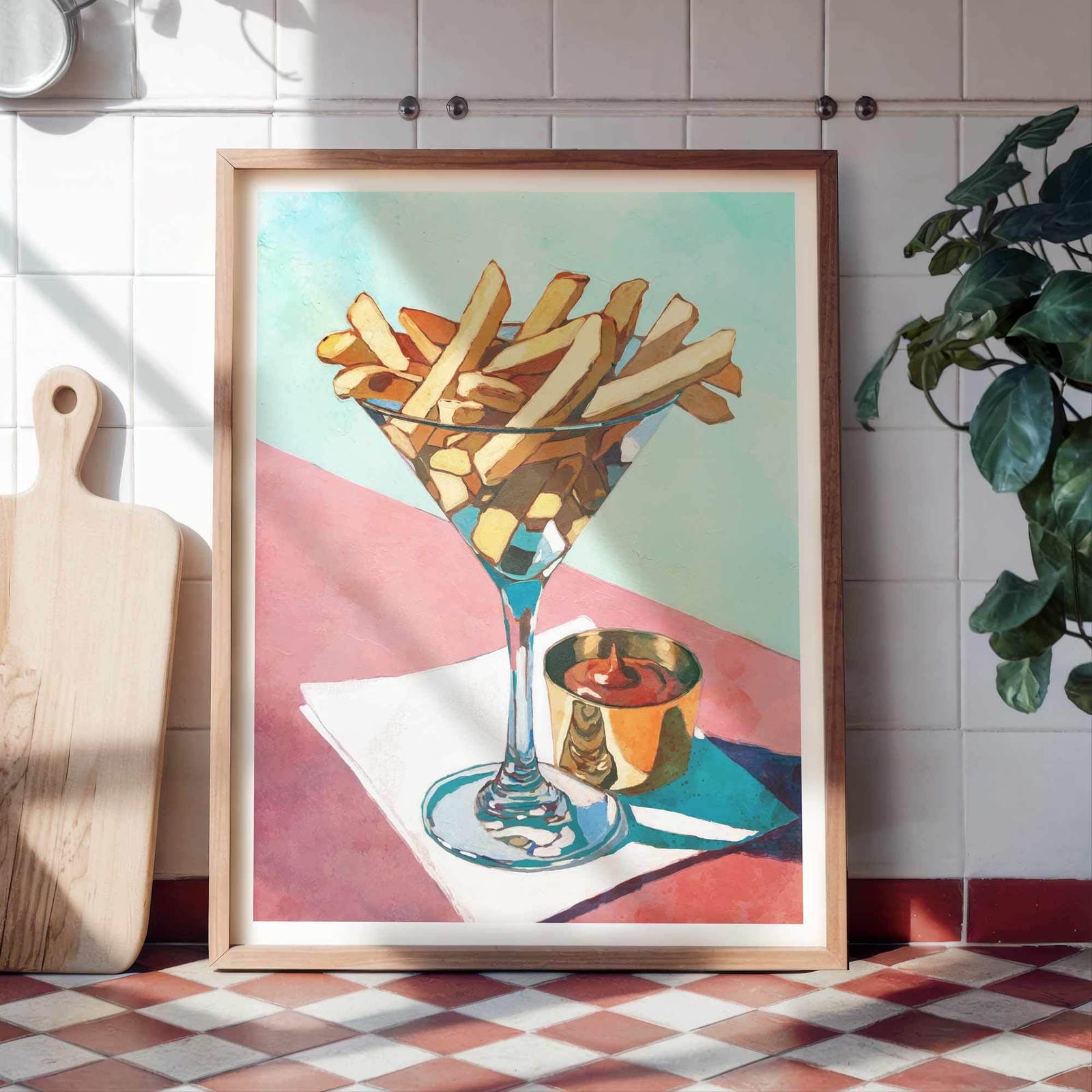 Fries Before Guys – A Martini Glass with a Twist – Afterhours Gallery